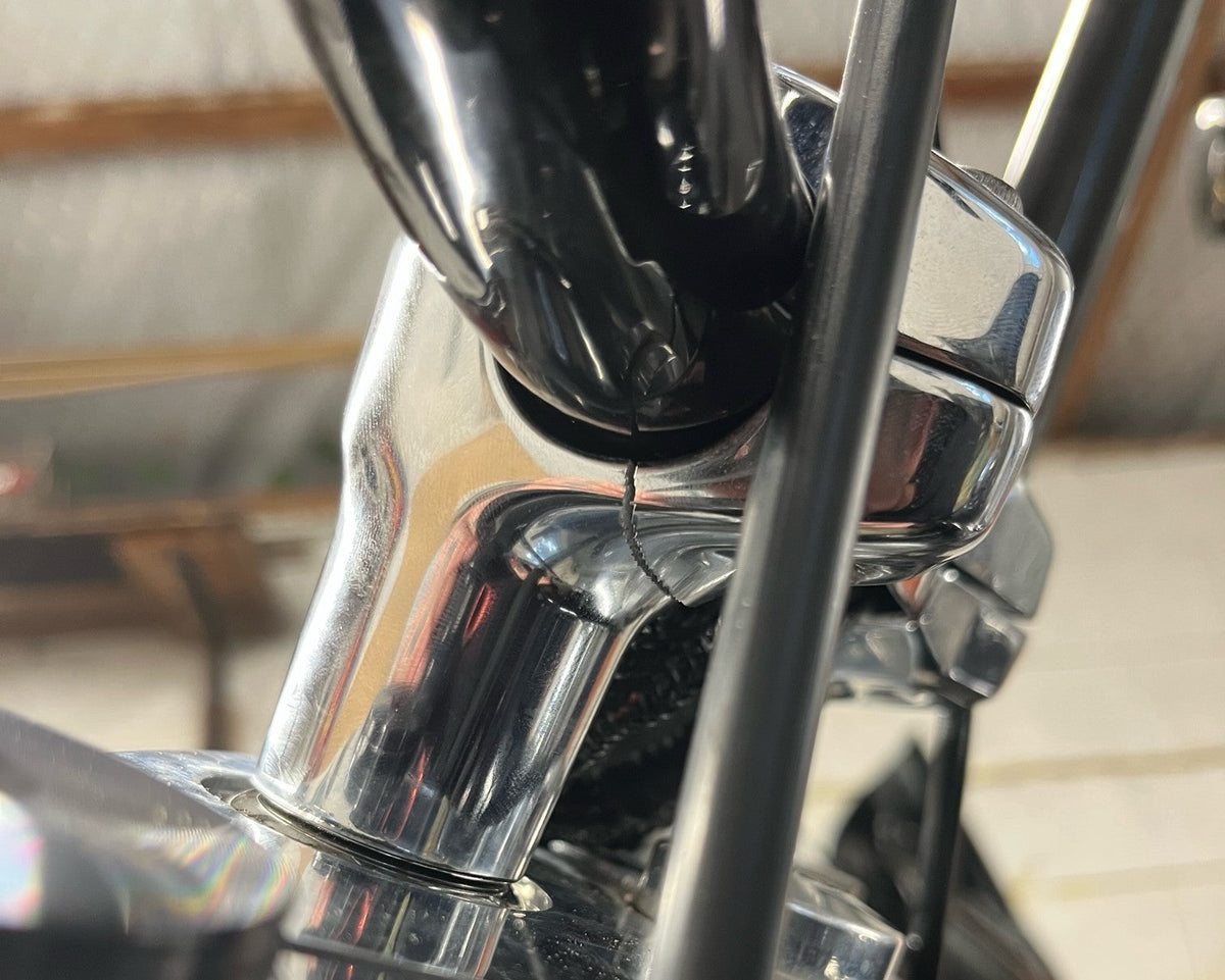 Why your OEM Die-cast risers are dangerous – BarCraft Handlebars